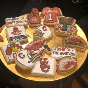 University of South Carolina Sugar Cookies - Etsy