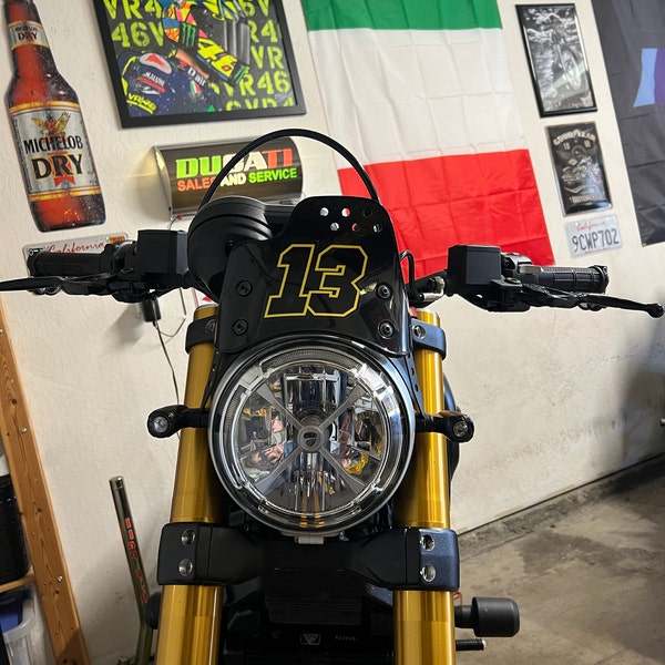 1 Piece Custom Autocross Car Racing Numbers Sticker Vinyl Race Magnet ...