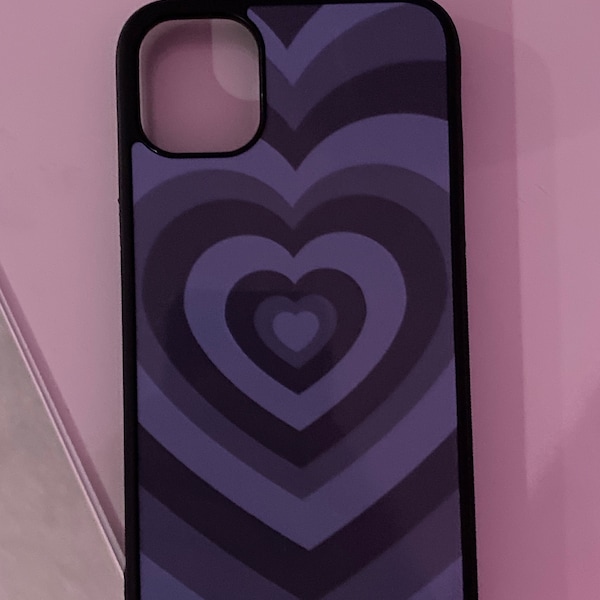 Blue Purple Grey Green Hearts Phone Case *iphone & Android* iPhone 8 ...