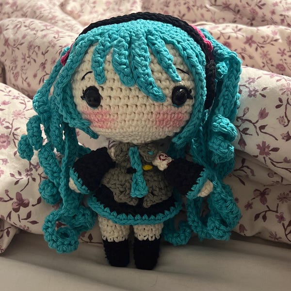 PDF: Hatsune Miku Inspired Amigurumi Doll - Crochet Pattern by ...