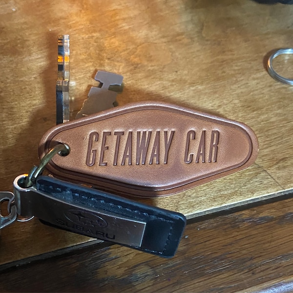 Yosemite National Park Leather Keychain Motel Style - Etsy