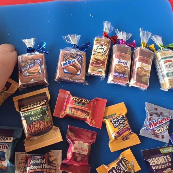 Mini Pretend Breads of All Varieties Listing 1 of 2 (please Read ...