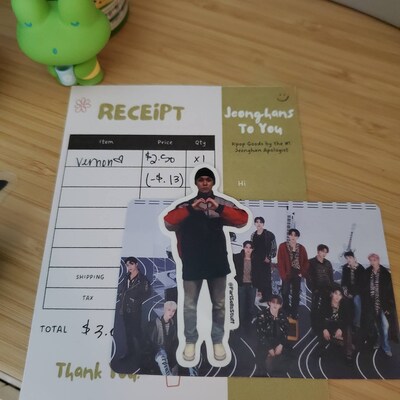 Vernon Heart Meme SVT Kpop Sticker - Etsy