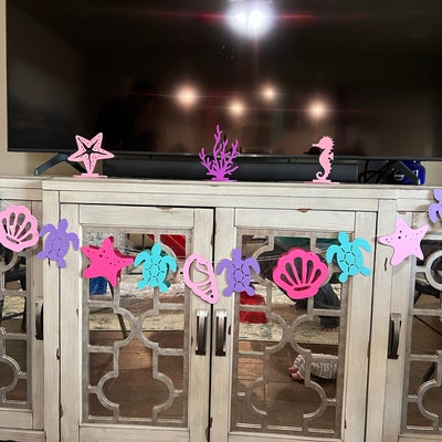 Crab Party Banner Customizable Colors - Etsy