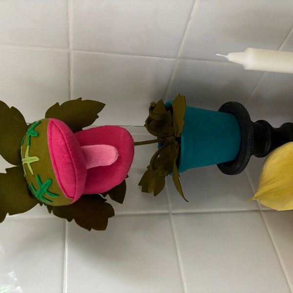 Felt Audrey 2. Little Shop of Horrors Audrey 2. Audrey Two Model in a ...