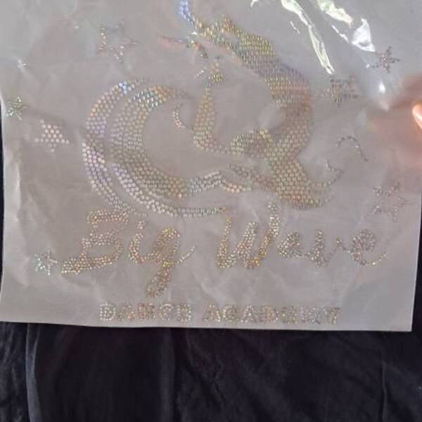 Custom Bling Iron-on Transfer – Personalized DTF Decal for Teams ...