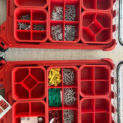 Packout TALL Half Bin 2 Compartments - Etsy