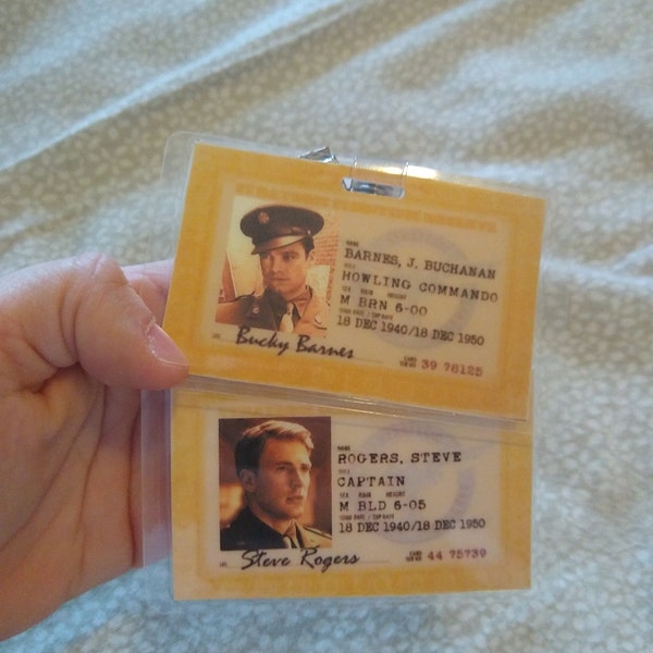 Captain America / Agent Carter SSR ID Badges - Etsy