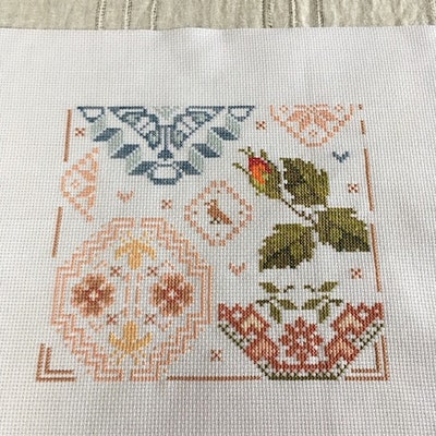 Cross Stitch Sampler Pattern Chart PDF, Samplers and Primitives ...