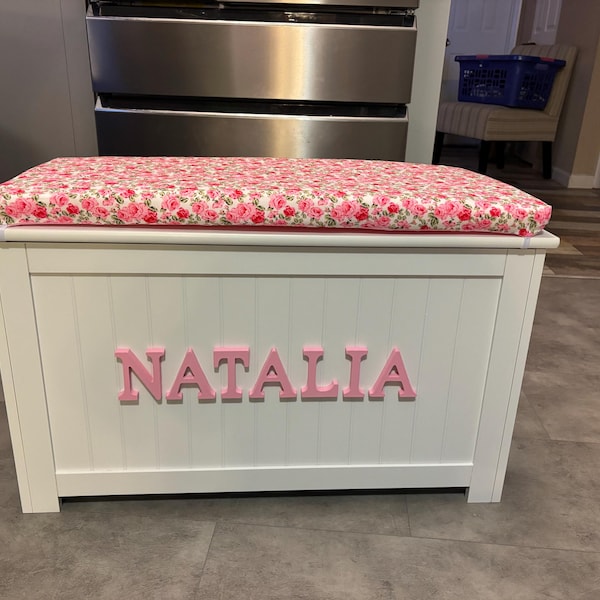 Girls Personalised Toy Box - Etsy