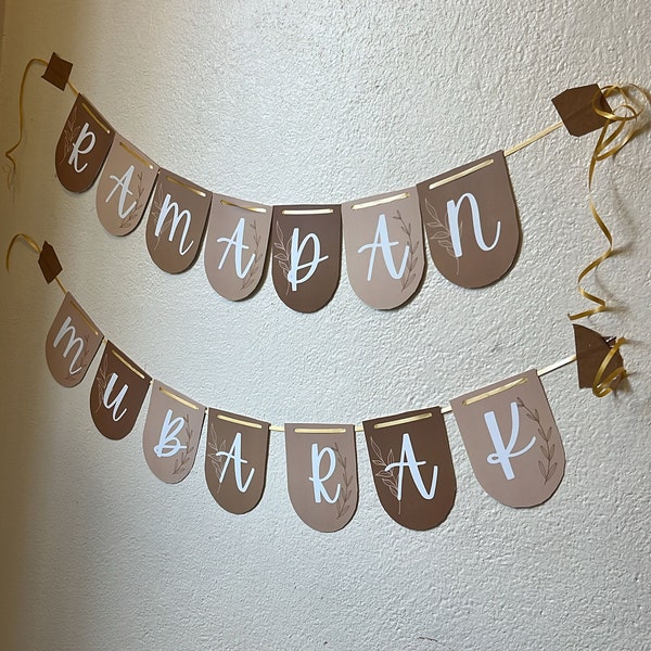 Neutral Boho Birthday Banner | Printable Neutral Birthday Decor Banner ...