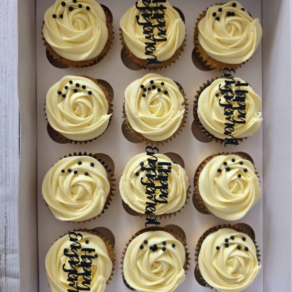 Antler Cupcake Topper, Cake Charm, Christmas Cake Topper, Glitter Cake ...