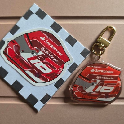 Charles Leclerc 2024 Helmet Sticker Ferrari Formula One F1 Driver - Etsy