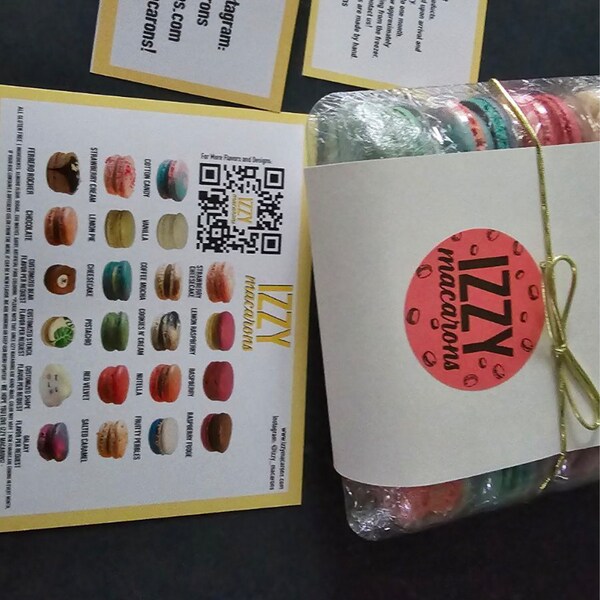 Izzy French Macarons Surprise Me Flavors Assorted Standard Packaging ...
