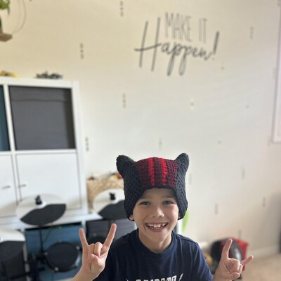 Twenty One Pilots Inspired Clancy Hat Crochet Cat Beanie Handmade ...