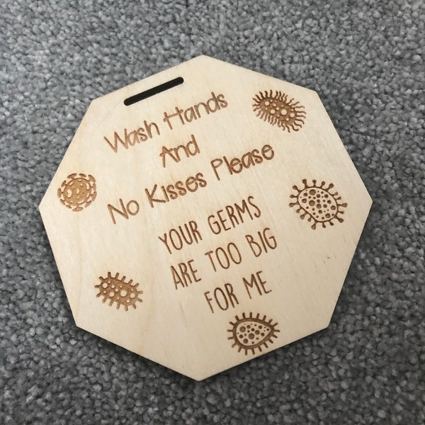 Germs Keep Away Sign • Baby Sign • Pram Sign • Baby Plaque • Newborn ...