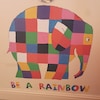 Elmer Be a Rainbow Wall Sticker, Elmer the Patchwork Elephant Wall ...