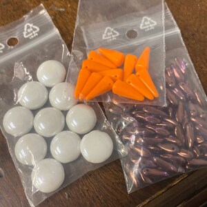 30 Pcs 8 Mm 2 Hole Czech Candy Beads Chalk Sfinx 11431 | Etsy