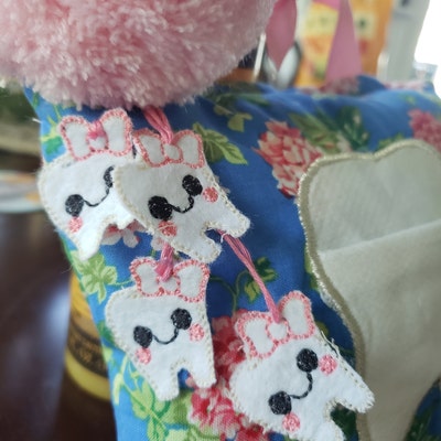 Kawaii Tooth Feltie Embroidery Design, Tooth Feltie, Machine Embroidery ...