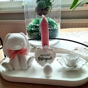 Deko Teller Set, Beton Deko ZUHAUSE Mit 2 Deko Häusern u. Herz Teelicht ...