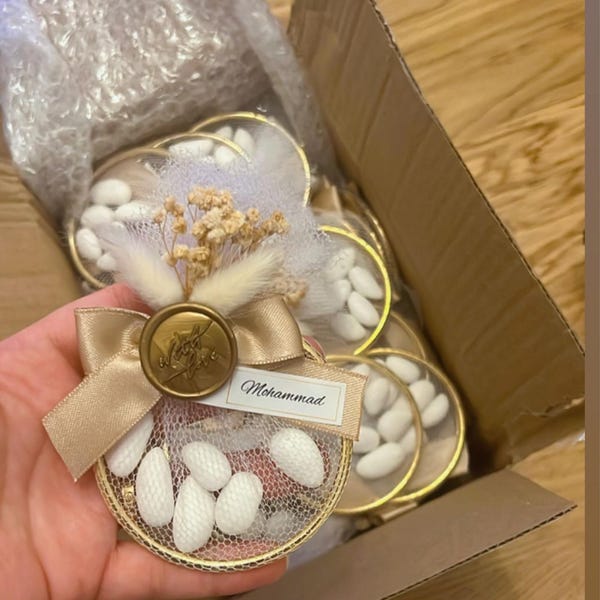 Personalized Almond Candy Favors: Wedding & Party Edible Gifts, Elegant ...