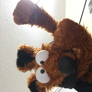 Red Monster Hand Puppet Muppet Style With Dreads - Etsy