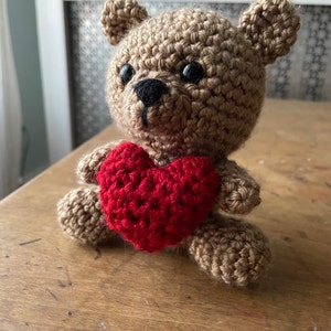 The Love Bear CROCHET PDF PATTERN english - Etsy