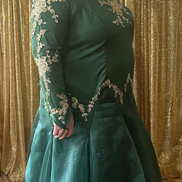 Ballroom Dance Dress Sewing Pattern, Standard Ballroom Dance Dress ...