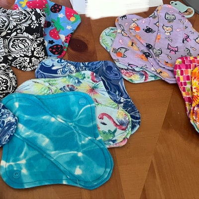 Set of Three 3 Custom Cloth Pantyliners - Etsy