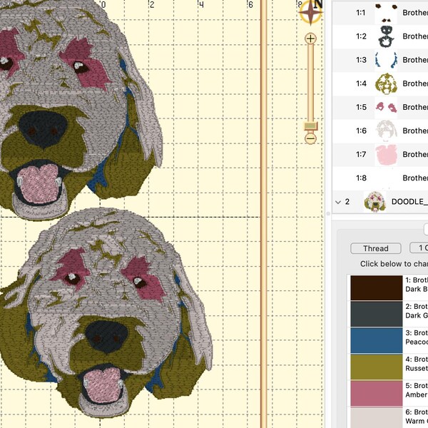 Doodle Dog Embroidery Designs, Machine Embroidery Pattern, Digital ...