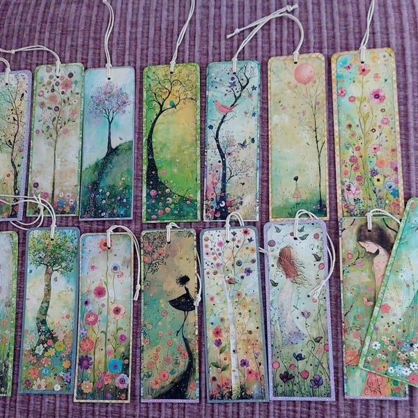 10 Spring Animals Printable Bookmarks | Digital Download JPG Bookmark ...