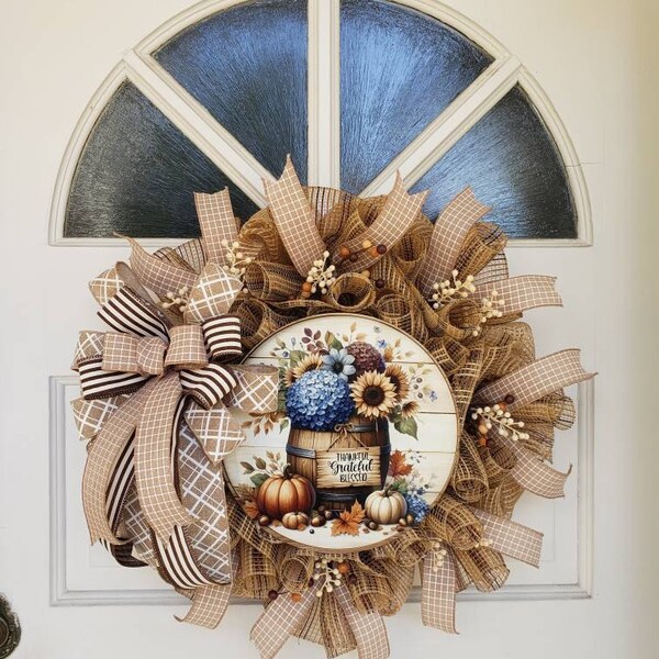 Scarecrow Face Wreath Sign,blue Eyed Scarecrow,scarecrow Wreath Sign ...