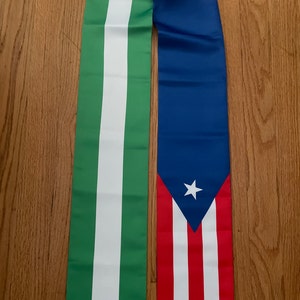 Mixed Country Flag Graduation Stoles/sash any Flags - Etsy