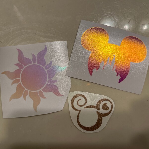 Holographic Rapunzel Sun Disney Decal Car Decal Princess Decal Window ...