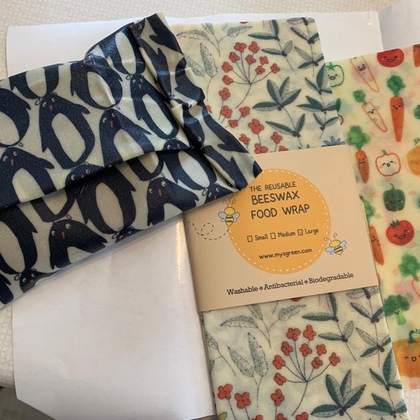 Beeswax Food Wrap Beeswax Wrap Reusable Food Wrap Wax Wrap for Food Wax ...