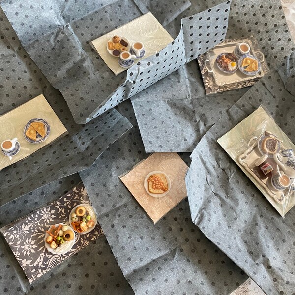 Miniature Breakfast, Miniature Tea and Toast, Miniatures, Tiny Food ...
