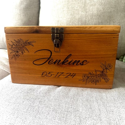 Rustic Wooden Card Box, Graduation Card Box, Wedding Card Box - Etsy