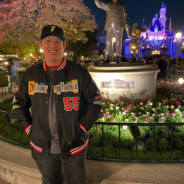 Disneyland Embroidered Baseball Jersey (angels White) - Etsy