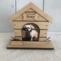 Dog House Photo Frame | Laser Cut Files Vector Pattern Files | Stand ...