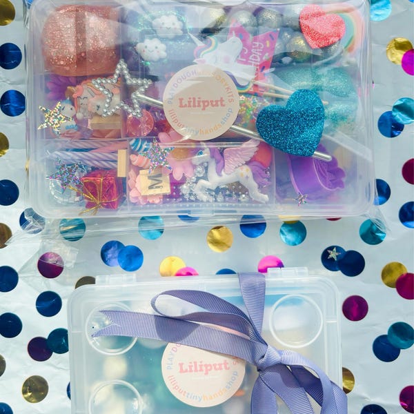 Dinosaurs Magic Play-dou Box, Sensory Bin Sensory Kit, Busy Box ...