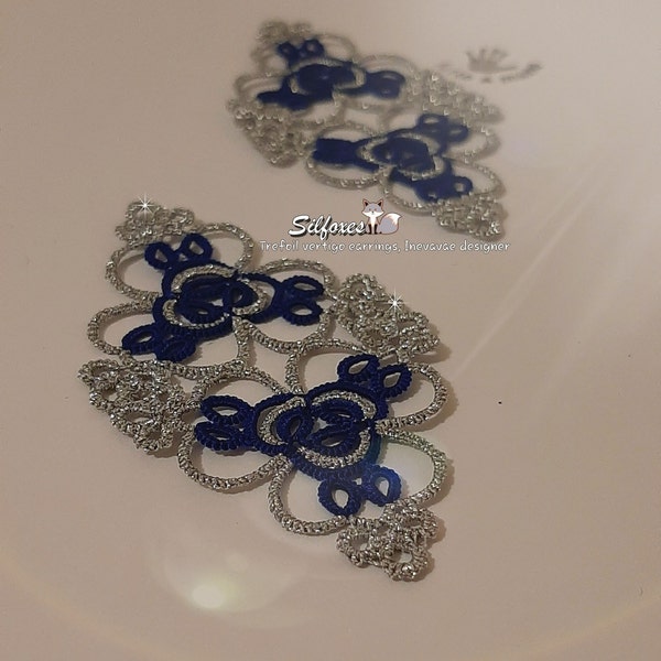 Trefoil Vertigo Graphic Pattern, for Tatting, Earrings and Doilies and ...