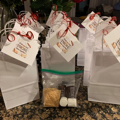 Printable wish We Had S'MORE Time Together 2 Inch Square Cookie Tag ...