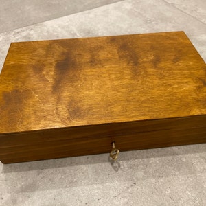 Personalized Natural Wooden Family Big Key Box Hanging Key - Etsy