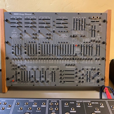 Behringer 2600 Stand / 8u Desktop Synth Rack / Solid Oak Stand for ...