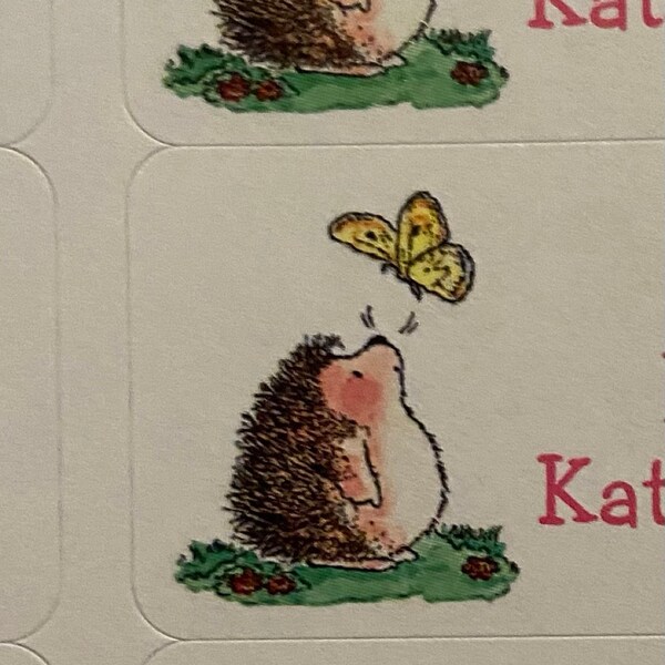 Personalized Address Labels Hedgehog, so Cute Hedgehogs Sets of 30 ...