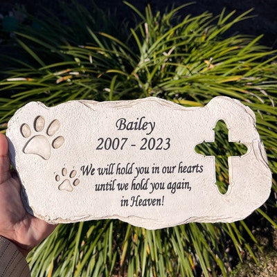 Personalized Garden Stones Engraved With Any Message, Engraved Welcome ...