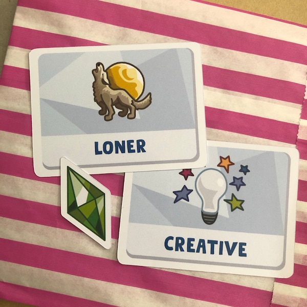 Sims 4 Trait Stickers - Etsy