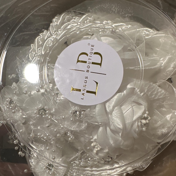 White Wedding Lasso - Blanco Lazo De Boda - Traditional Wedding Lasso ...