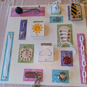 LED Light Switch Board for Toddler Electronic Busy Board for Travel ...