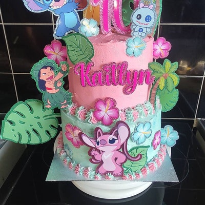 Lilo and Stitch Cake Topper Set/ Lilo & Stitch Cake Topper/ Lilo and ...